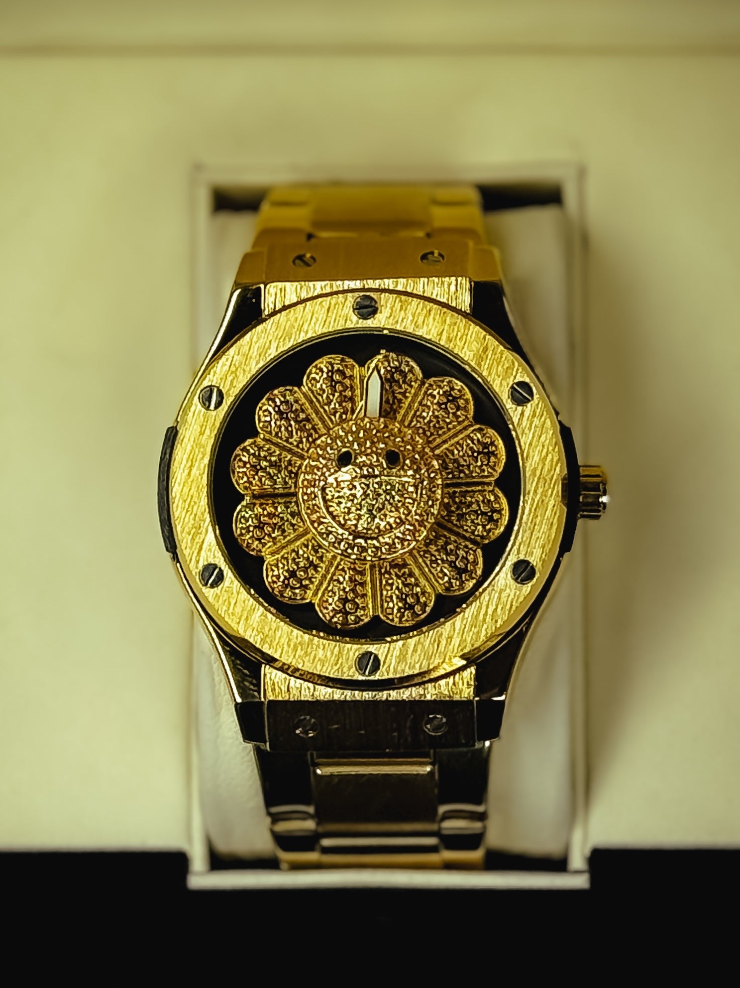 Smiley Chain Watch