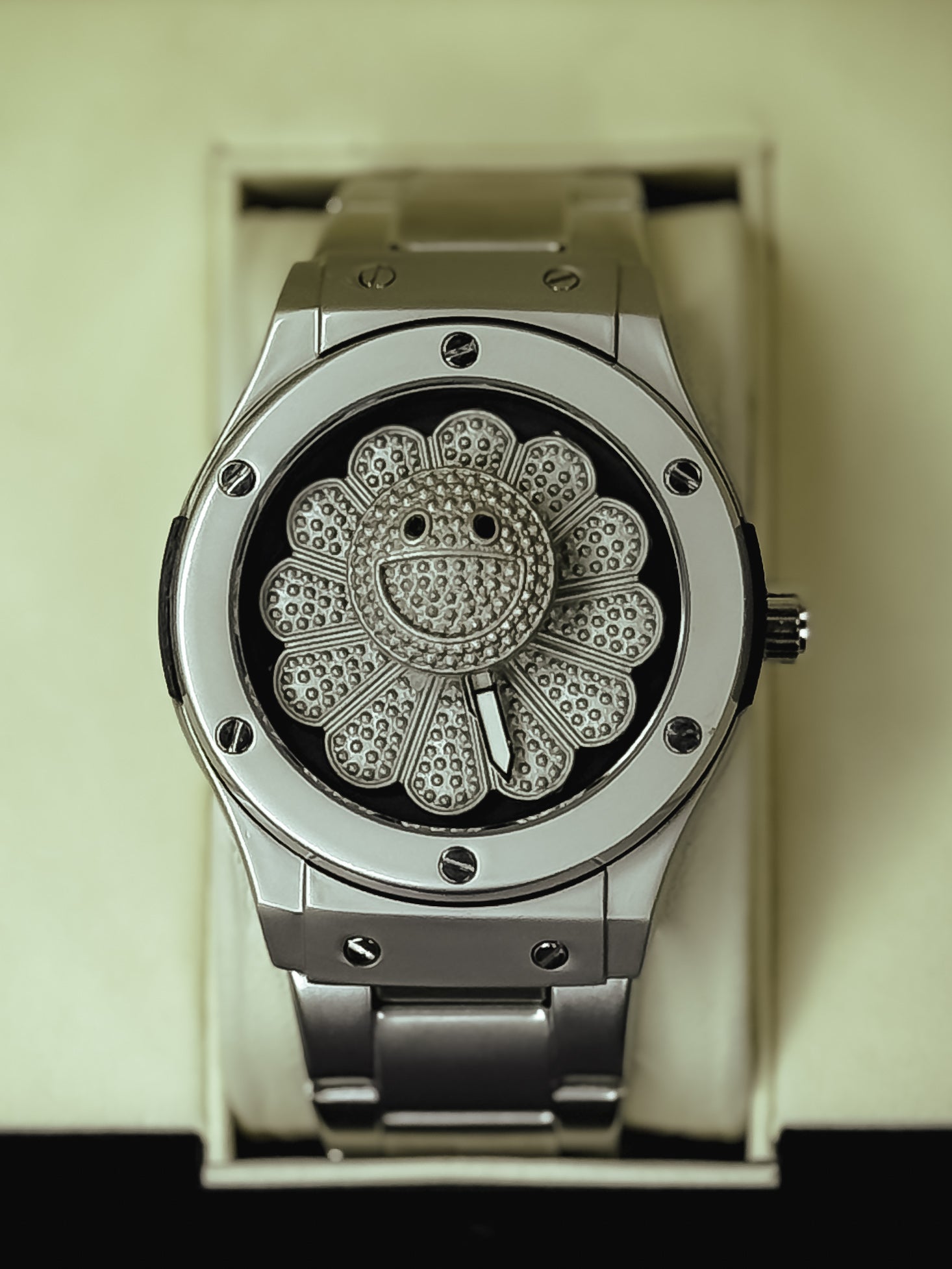 Smiley Chain Watch
